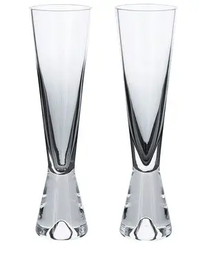 TOM DIXON Tank Champagne Glasses - White