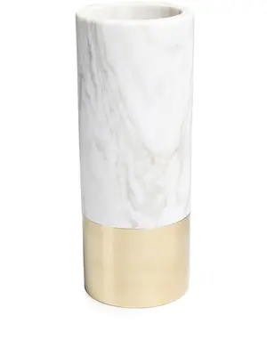 MICHAEL VERHEYDEN Tall Duet Marble Vase - White