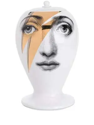 FORNASETTI Face Printed Jar