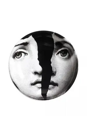 FORNASETTI Tema E Variazioni N.10 Ashtray - Black