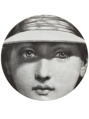 FORNASETTI Plate - Black