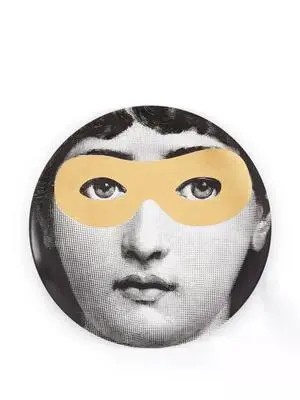 FORNASETTI Tema E Variazioni N. 22 Wall Plate - Black
