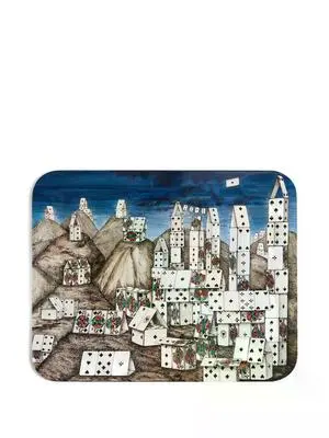 FORNASETTI Citta Di Carte Tray - Neutrals
