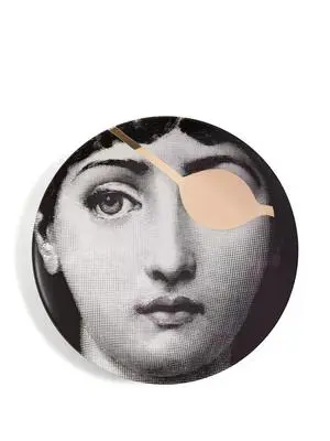 FORNASETTI Tema E Variazioni N. 8 Wall Plate - Black