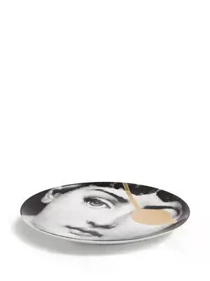 FORNASETTI Tema E Variazioni N. 8 Wall Plate - Black