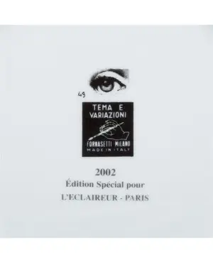 FORNASETTI Face Print Plate