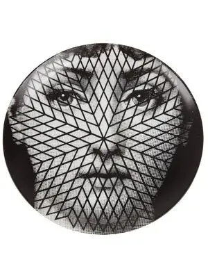 FORNASETTI Plate - Black