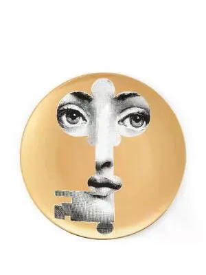 FORNASETTI Tema E Variazioni Wall Plate - Metallic