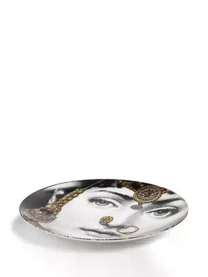 FORNASETTI Tema E Variazioni N. 228 Wall Plate - Black