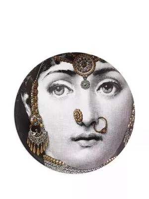 FORNASETTI Tema E Variazioni N. 228 Wall Plate - Black