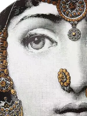 FORNASETTI Tema E Variazioni N. 228 Wall Plate - Black