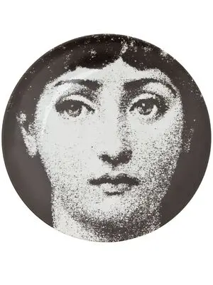 FORNASETTI Plate - Black