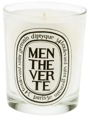 DIPTYQUE Menthe Verte Scented Candle - White