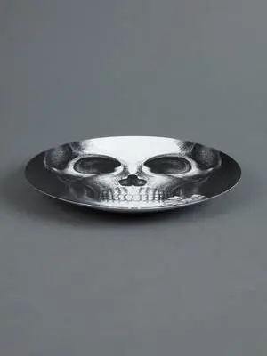 FORNASETTI Skull Plate - Black