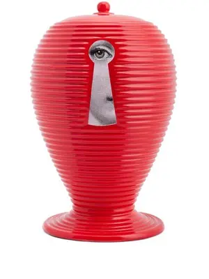 FORNASETTI Rigato Serratura Vase