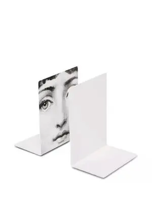 FORNASETTI Viso Bookends - Black