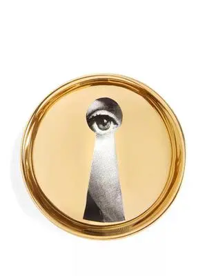 FORNASETTI Tema E Variazioni N. 14 Wall Plate - Metallic