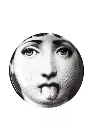 FORNASETTI Face-print Ashtray - Black