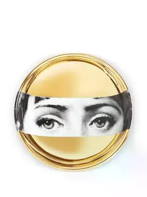 FORNASETTI Tema E Variazioni N. 32 Wall Plate - Gold