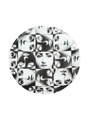 FORNASETTI Plate - Black
