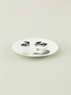 FORNASETTI Tema E Variazioni 108 Wall Plate - White