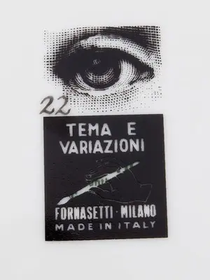 FORNASETTI Plate - White