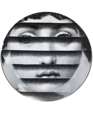 FORNASETTI Plate - Black