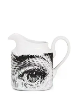 FORNASETTI Tema E Variazioni Milk Jug - White