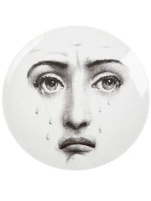 FORNASETTI Plate - White