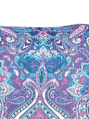 LES-OTTOMANS Paisley-print Silk-blend Cushion