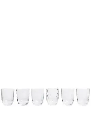 NASONMORETTI Idra Water Glass Set Of Six - Neutrals