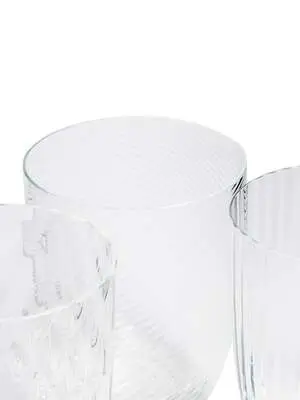NASONMORETTI Idra Water Glass Set Of Six - Neutrals