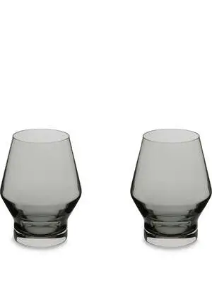 NUDE Beak Set Of 2 Glasses - Grey