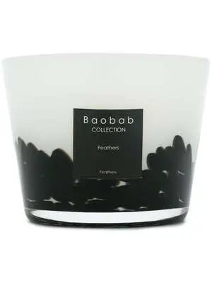 BAOBAB COLLECTION Feathers Scented Candle - Black