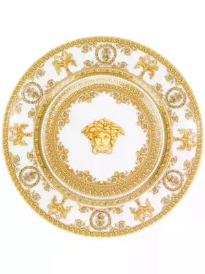 Versace Medusa Baroque Plate 18cm - White