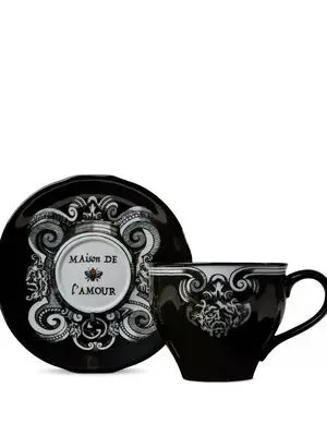 Gucci Star Eye Porcelain Teacup And Saucer Set