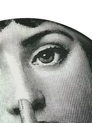 FORNASETTI Silenzio Plate - White