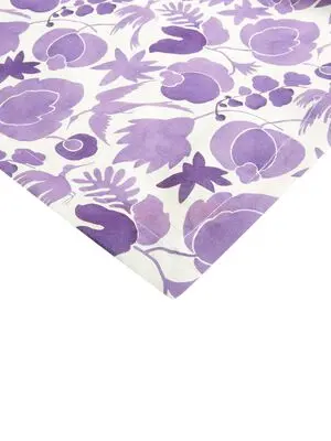 La DoubleJ Small Floral Table Cloth - Purple