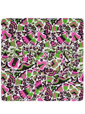 La DoubleJ Tulip Print Cocktail Napkin - Pink