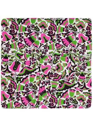 La DoubleJ Floral Print Table Cloth - Pink