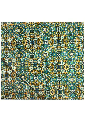 La DoubleJ Paisley Print Table Cloth - Blue