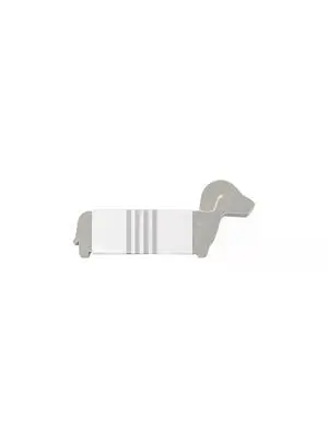 Thom Browne Hector Dog-motif Eraser - Silver