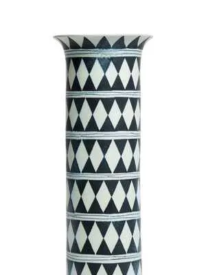 L'Objet Geometric-pattern Porcelain Vase
