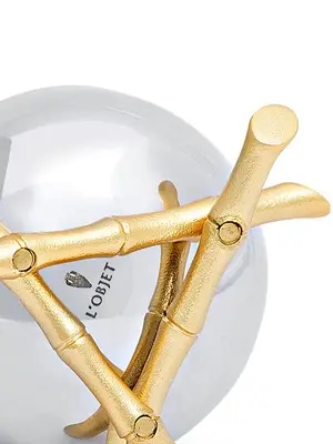 L'Objet Small Bambou Bowl - Metallic