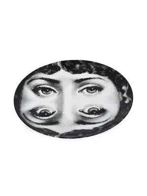 FORNASETTI Mirror Cameo Plate