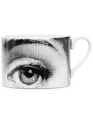 FORNASETTI Tema E Variazioni Tea Set Bianco+nero