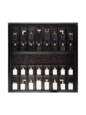 L'Objet 24kt Gold Stone Chess Set