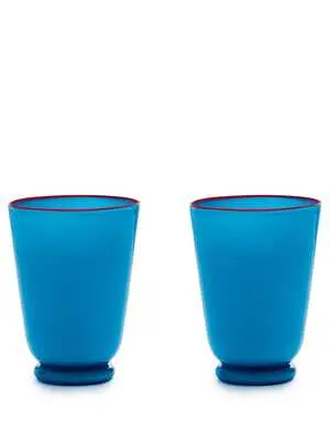La DoubleJ Opaque Finish Glasses - Blue