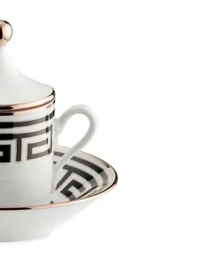 GINORI 1735 Labirinto Tête À Tête Coffee Set - Black