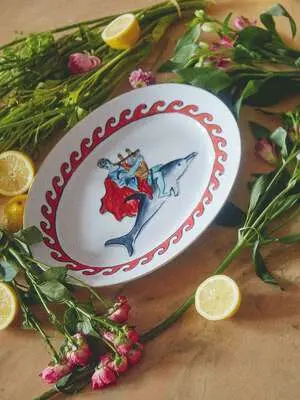 GINORI 1735 Il Viaggio Di Nettuno Serving Platter